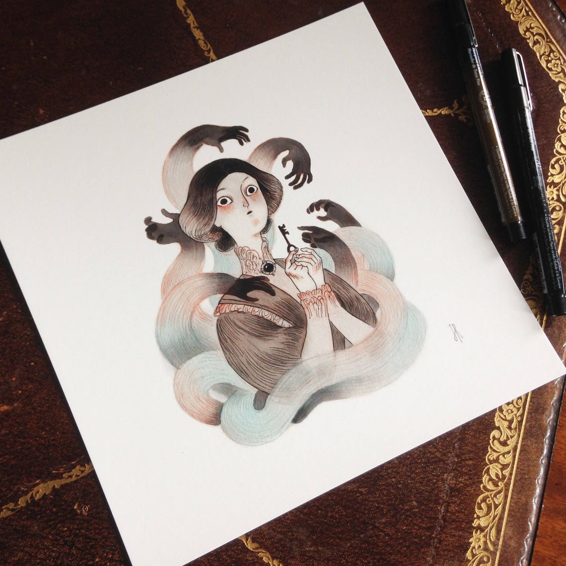 Inktober Illustration Print: United - Etsy