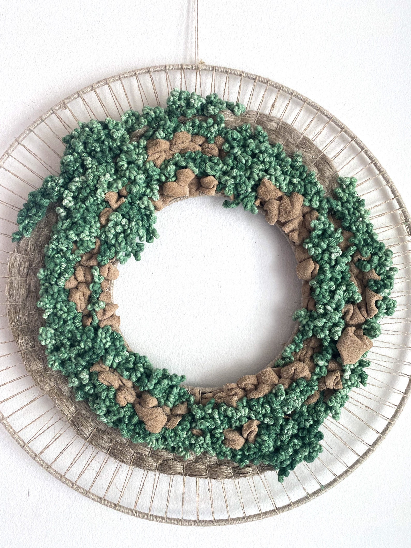 35 Cm Round Tapestry Wall Hanging, Circular Wall Art, Circular Woven ...