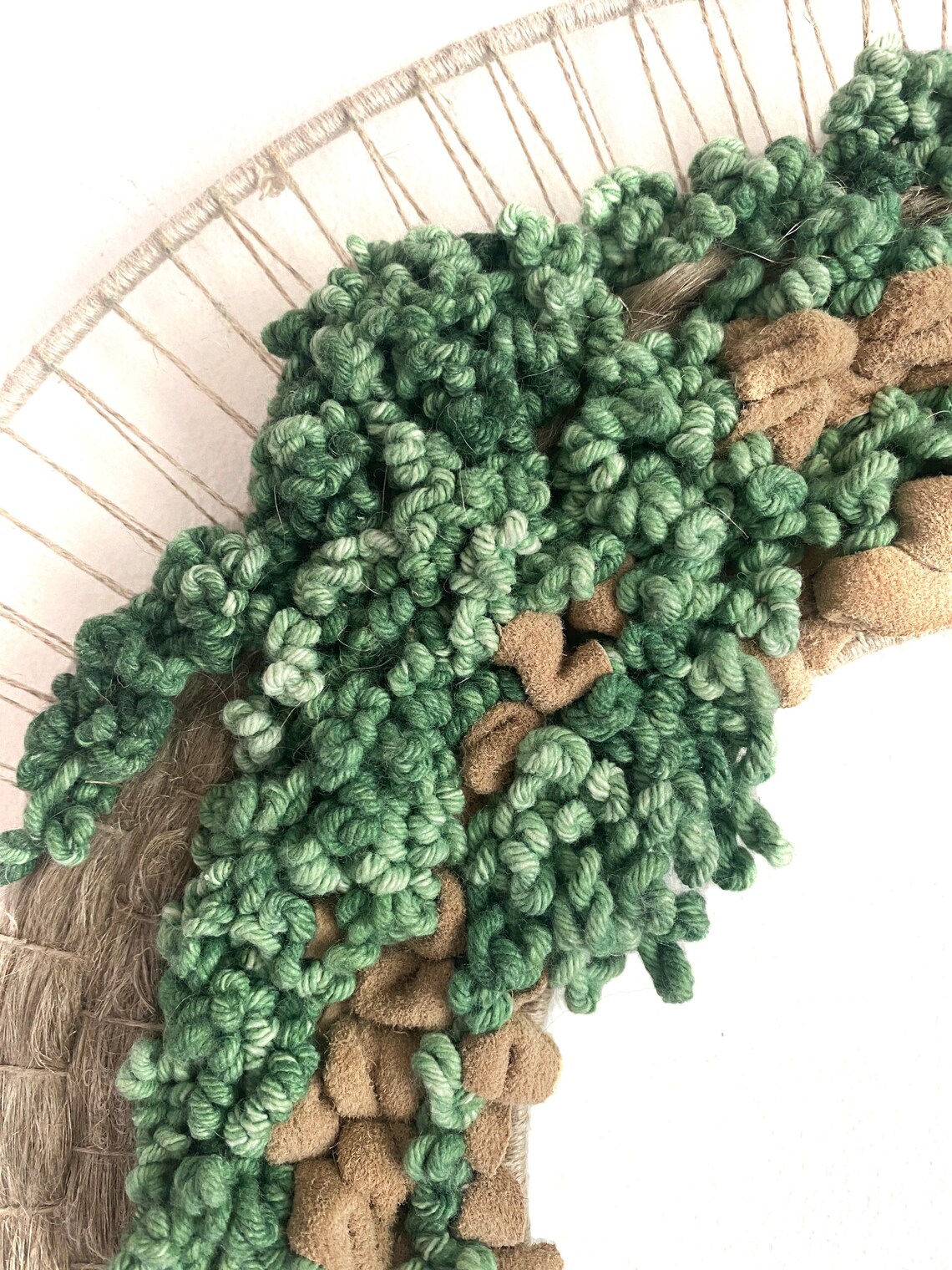 35 Cm Round Tapestry Wall Hanging, Circular Wall Art, Circular Woven ...