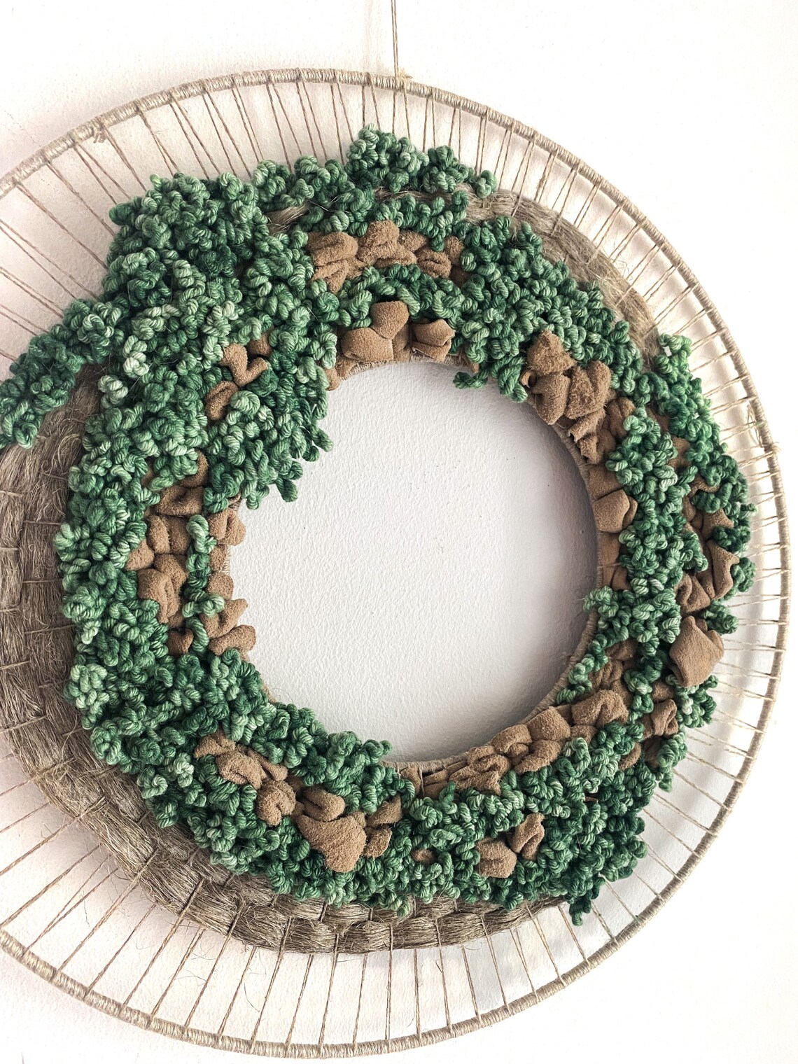 35 Cm Round Tapestry Wall Hanging, Circular Wall Art, Circular Woven ...