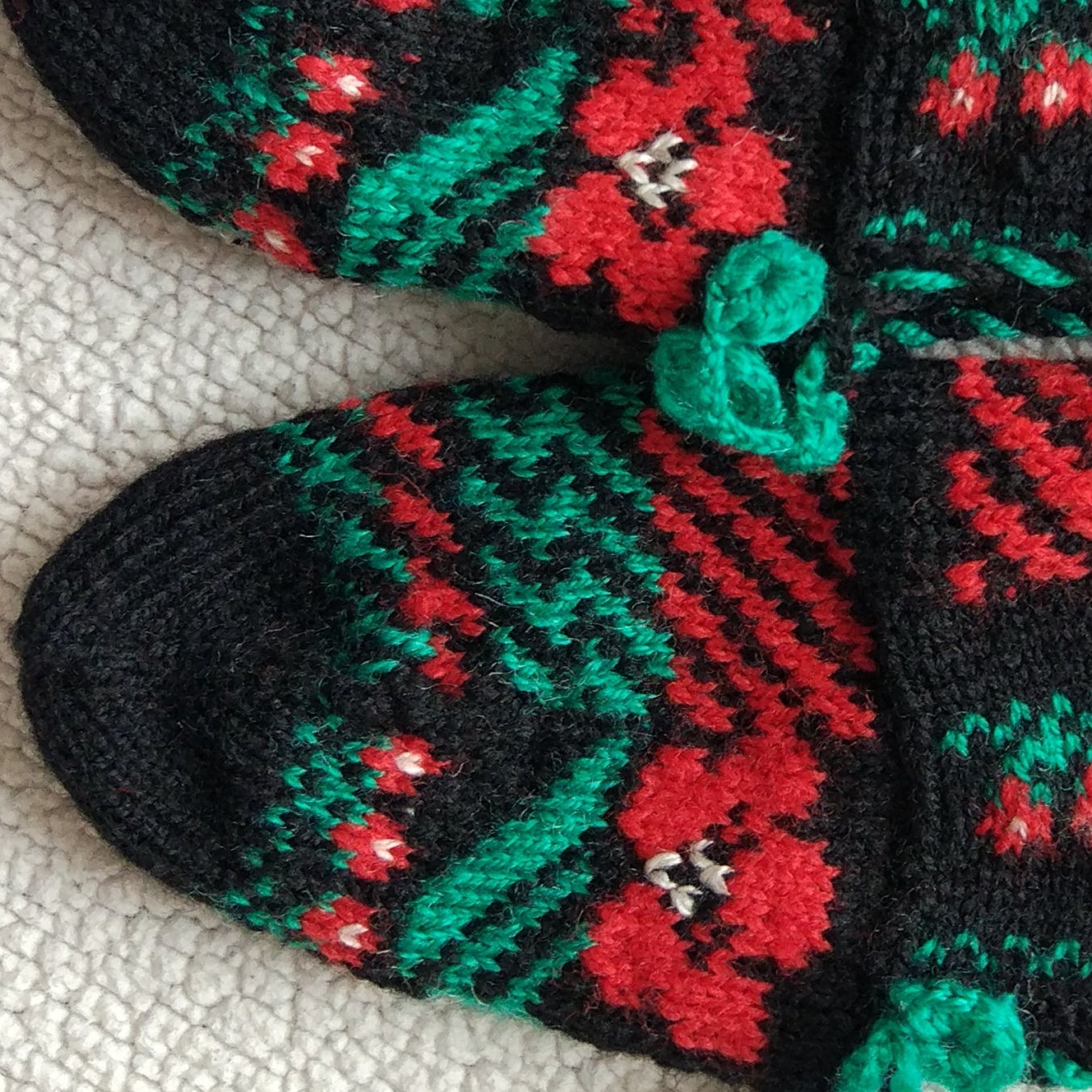 Hand Made Socks Crochet Slippers Winter Socks Knitted - Etsy