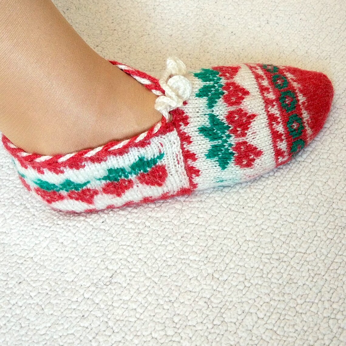 Hand Made Socks, Crochet Slippers, Winter Socks, Knitted Socks ...