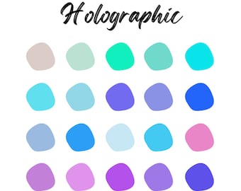 Pastel Digital Art Color Palette - Etsy