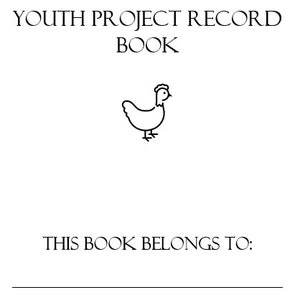 PRINTABLE Chicken Youth Project Record Book - Etsy