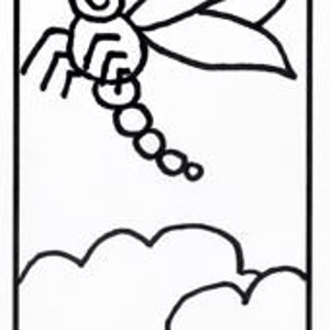 PRINTABLE Insect Coloring Bookmarks: Ladybug, Dragonfly, Bee, Butterfly ...