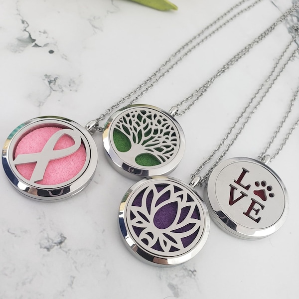Essential Oil Diffuser Necklace - Etsy