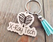 X-ray Tech Keychain Rad Tech Gift Skeleton Humor Radiology - Etsy