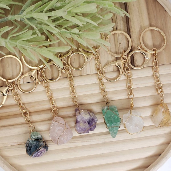 Crystal Keychain - Etsy