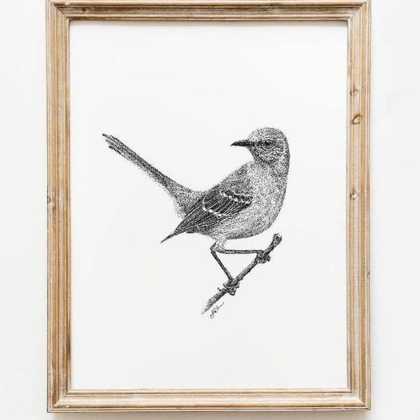 Mockingbird Print - Etsy