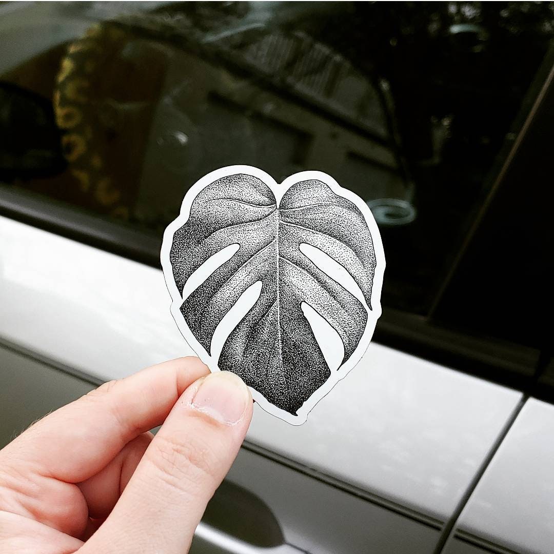 MONSTERA Magnet car Decal, Home Decor - Etsy