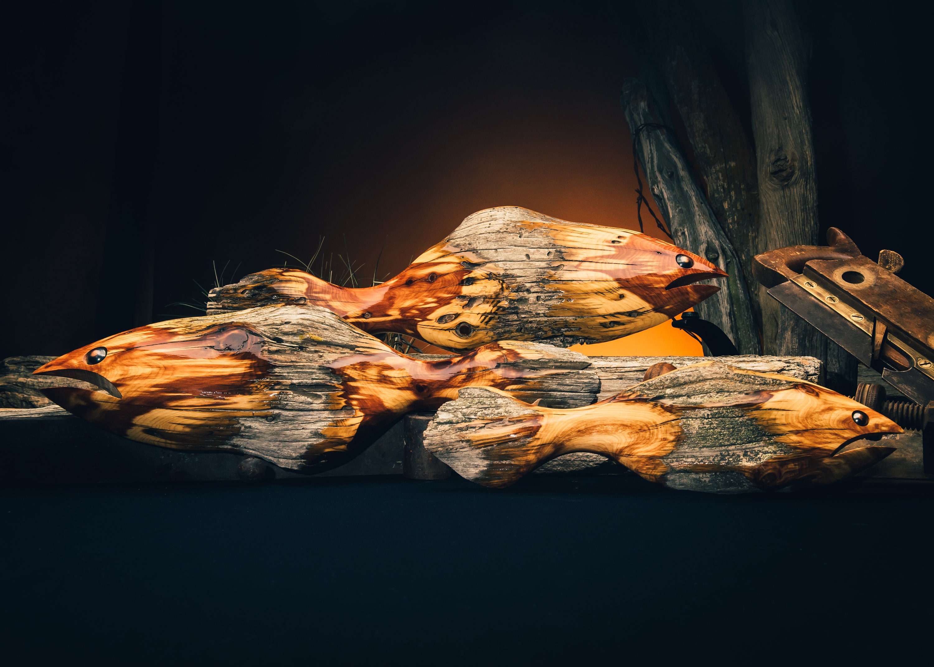 Cedar Fence Post Fishsmall. Gift for Him. Gift for Men. Gift - Etsy