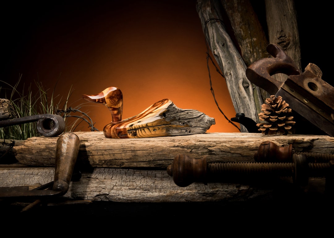 Cedar Fence Post Duck—medium. Gift for Him. Father's Day Gift. Rustic ...