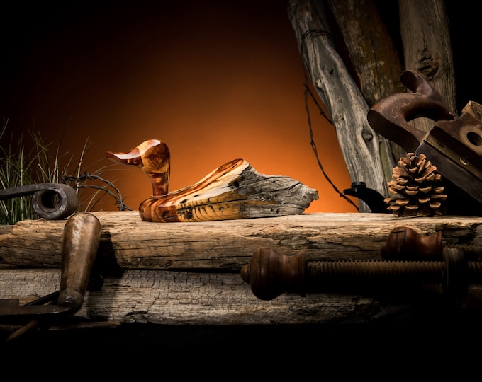 Cedar Fence Post Duck—medium. Gift for Him. Father's Day Gift. Rustic ...