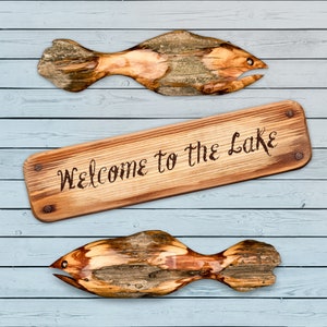 Cedar Fence Post Fish—small. Gift for Him. Gift for Men. Gift for ...