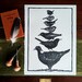 Starling Linocut Print, Original Linoprint, Bird Art, British Wildlife ...