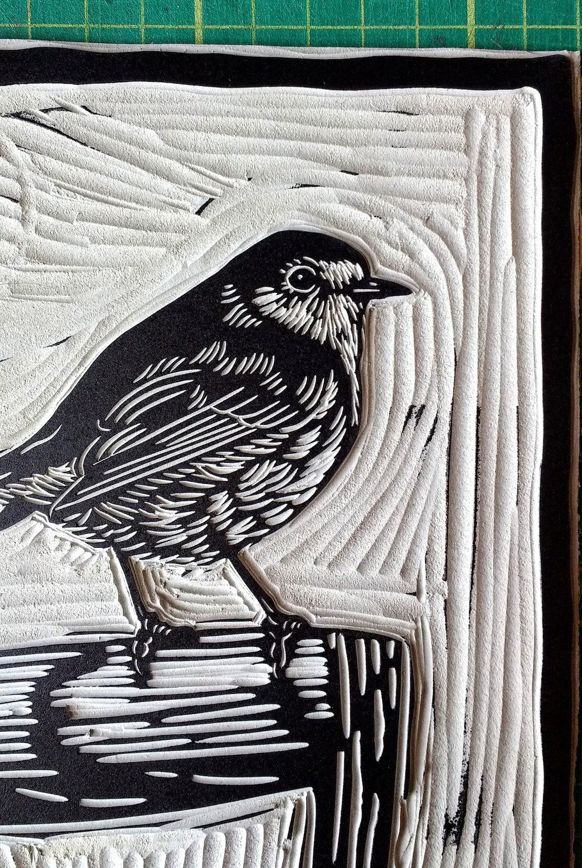 Robin Linocut Print Original Linoprint Remembrance/memorial - Etsy UK