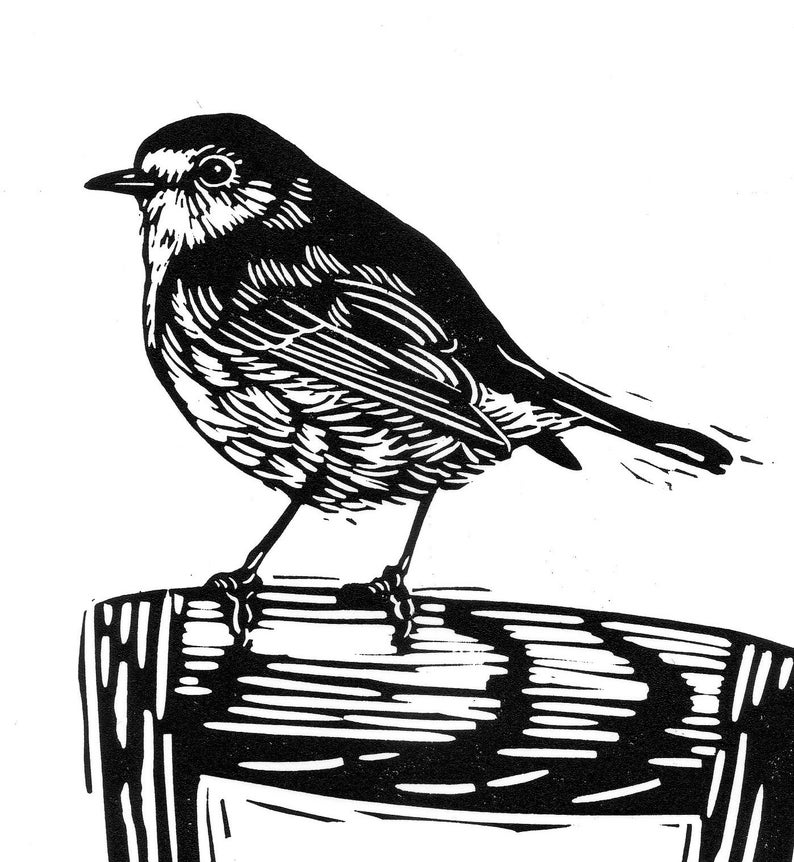 Robin Linocut Print Original Linoprint Remembrance/memorial - Etsy UK