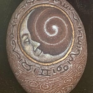 Rock Spirit Gallery: JOY of BEING / Moon With Astrology Symbols. Unique ...