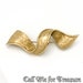 Vintage Kramer Gold Ribbon Brooch Pin - Etsy
