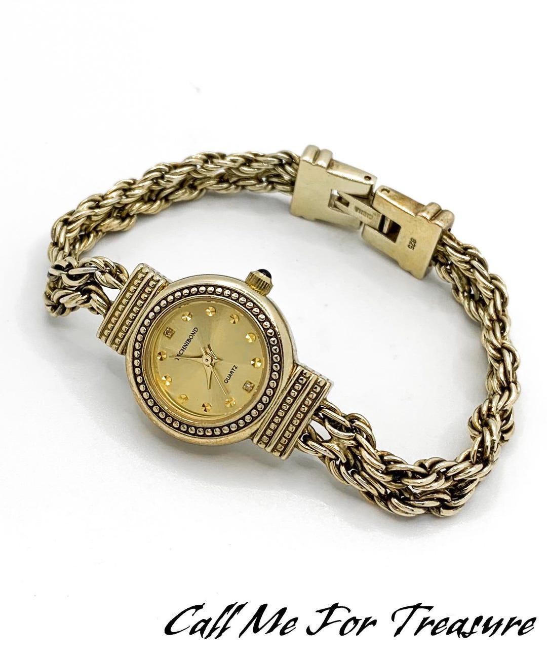 Technibond Sterling Silver Women’s Watch 7.25” / Ladies Wristwatch - Etsy