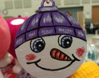 Snowman Personalized Christmas Ornament, Christmas Decor, Any Name ...