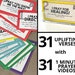 31 Uplifting Daily Prayer & Bible Verse Calendar With 31 Daily One ...