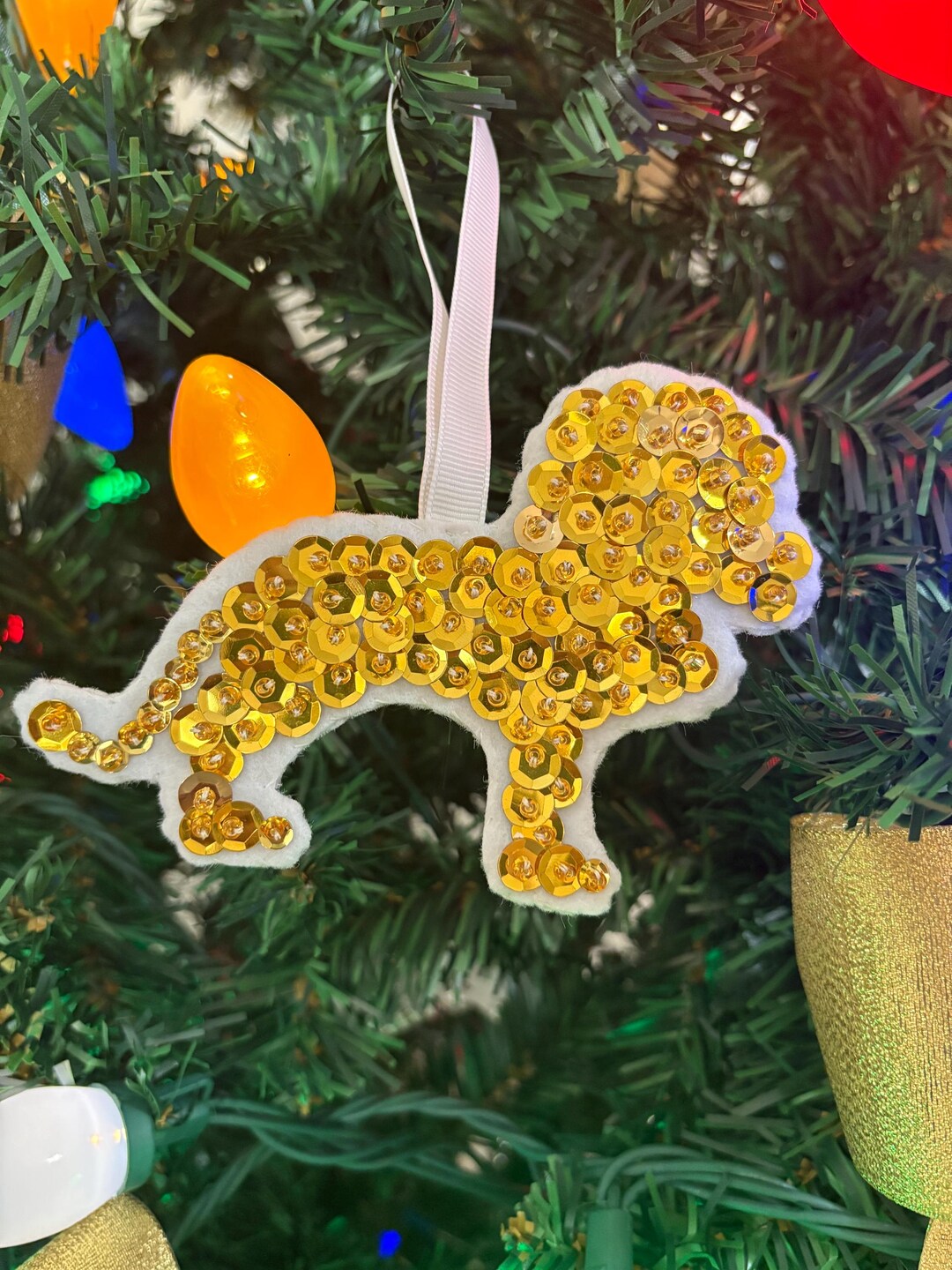 Handmade **NEW** Christmon Lion Ornament - Etsy