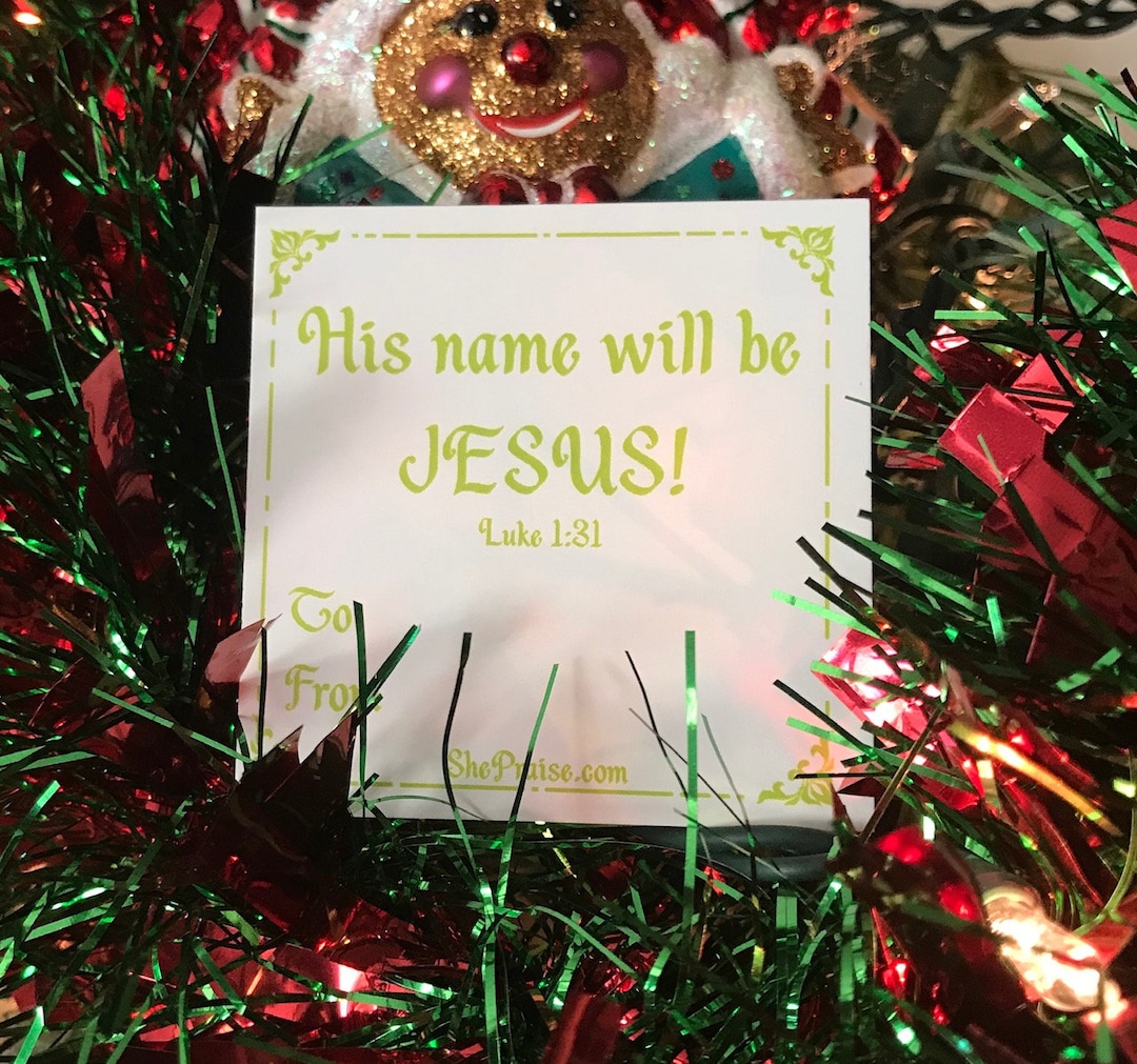 30 Christian Gift Tags or 30 Christmas Gift Tags - Etsy