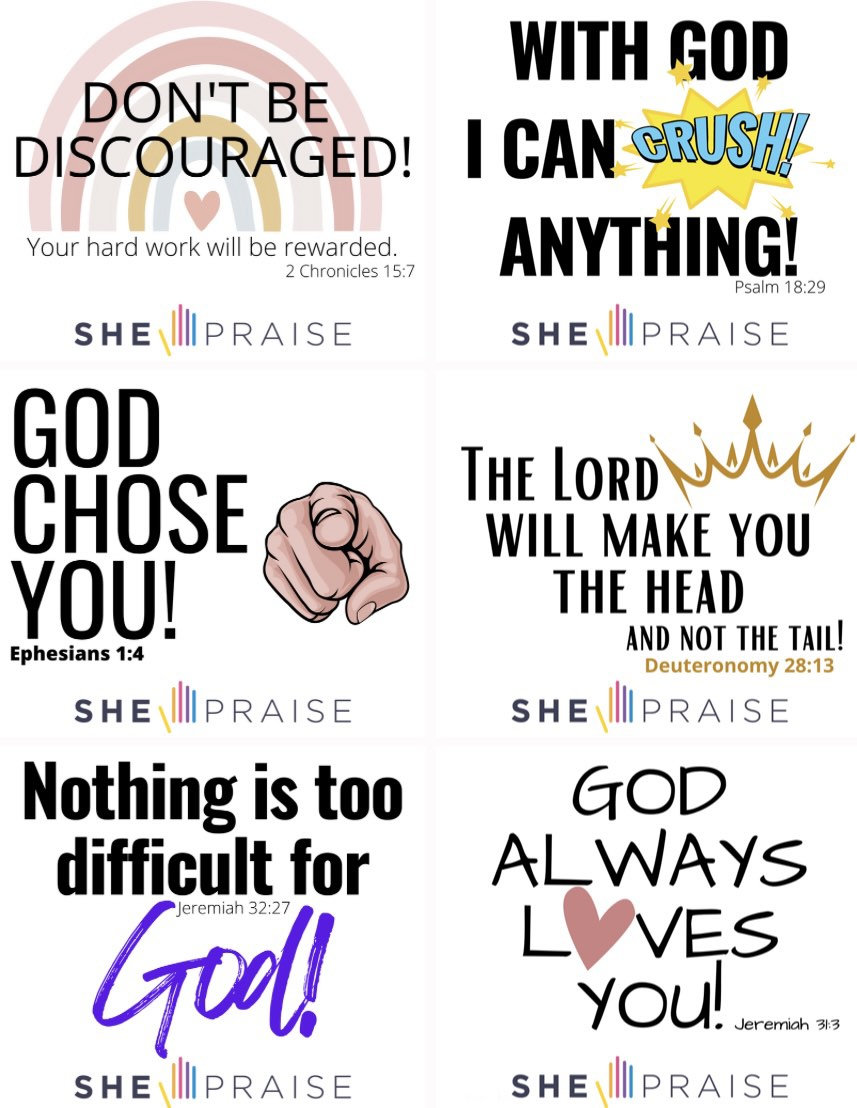 18 Kids Motivational/ Encouraging Bible Verse Cards - Printable Digital ...