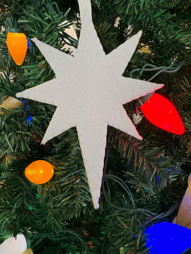 Christmas Christmon Nativity Star of Bethlehem Handmade Ornament - Etsy