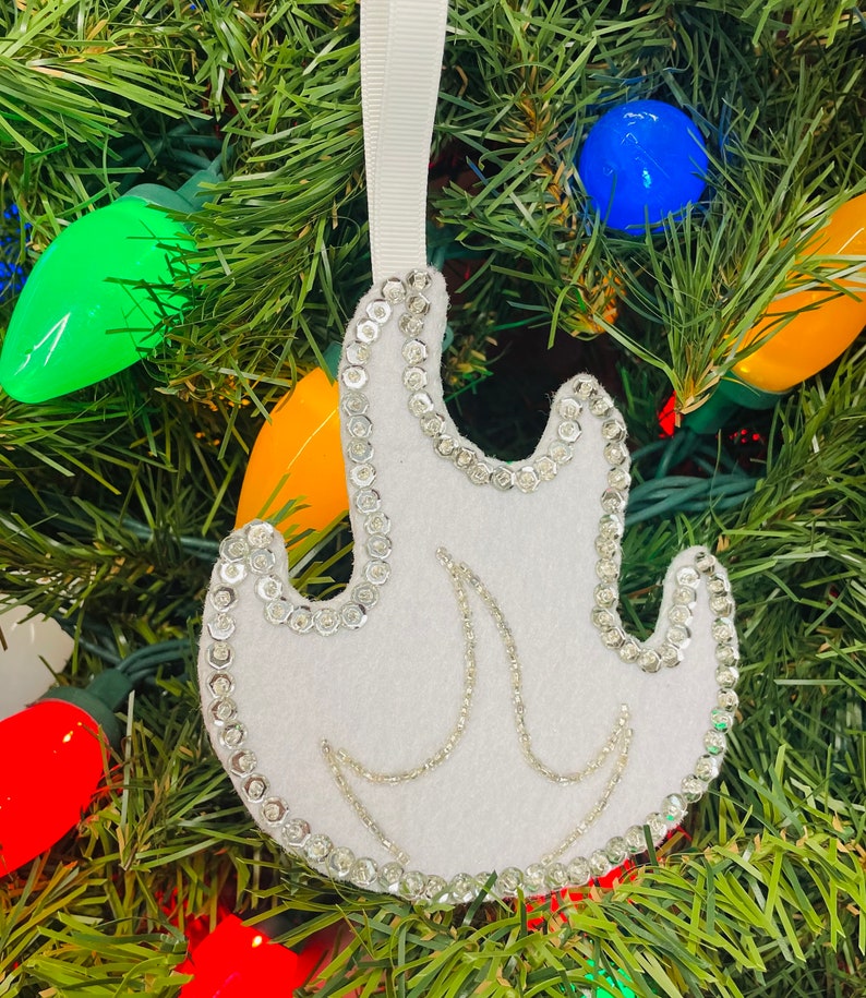 Christmas Christmonogram Handmade Flame Ornament - Etsy