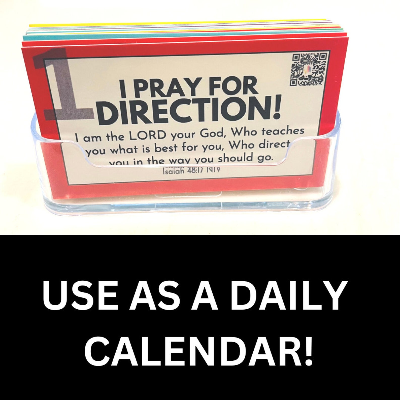 31 Uplifting Daily Prayer & Bible Verse Calendar With 31 Daily One ...