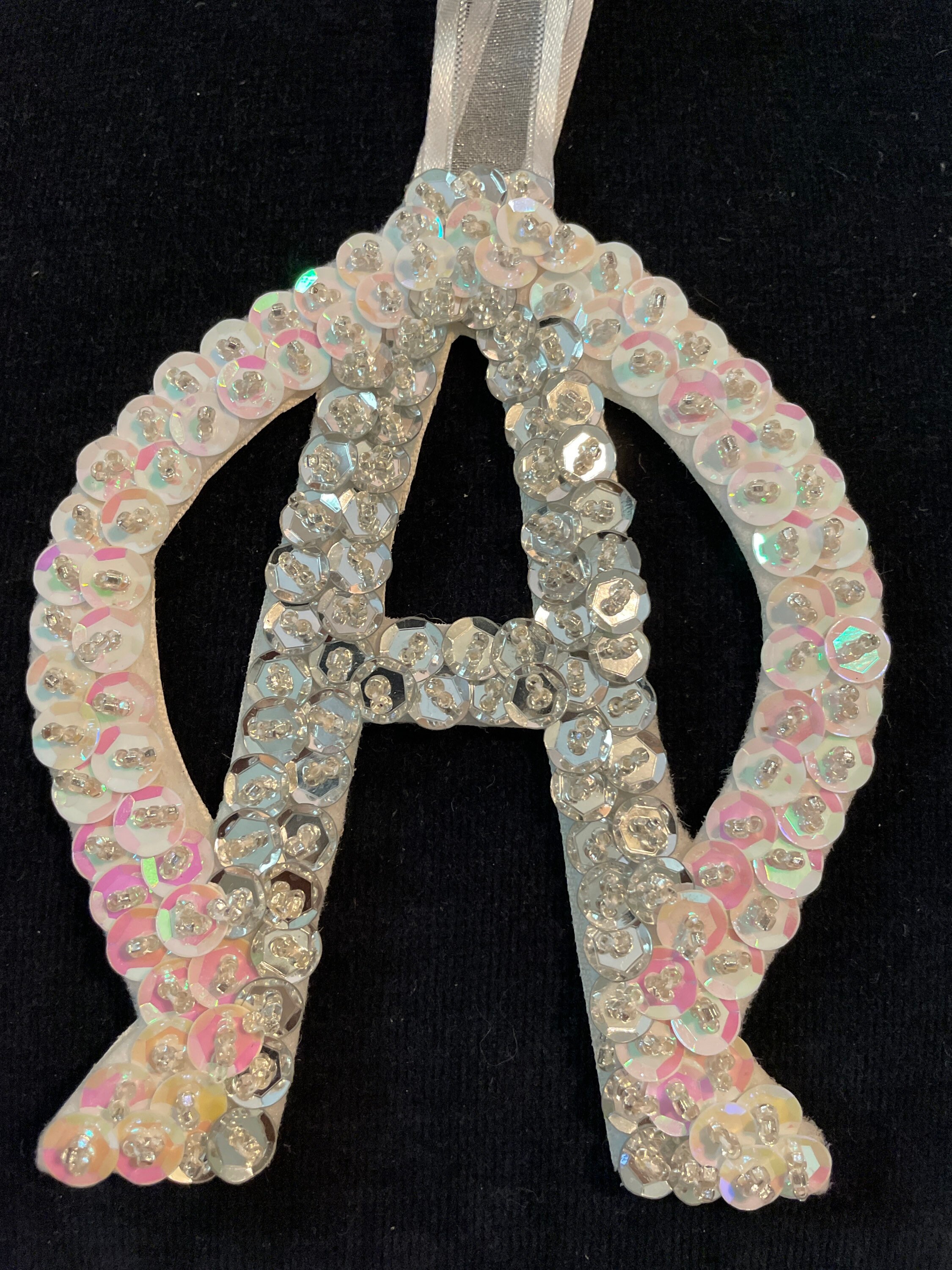 Christmas Christmonogram Alpha and Omega Handmade Ornament - Etsy