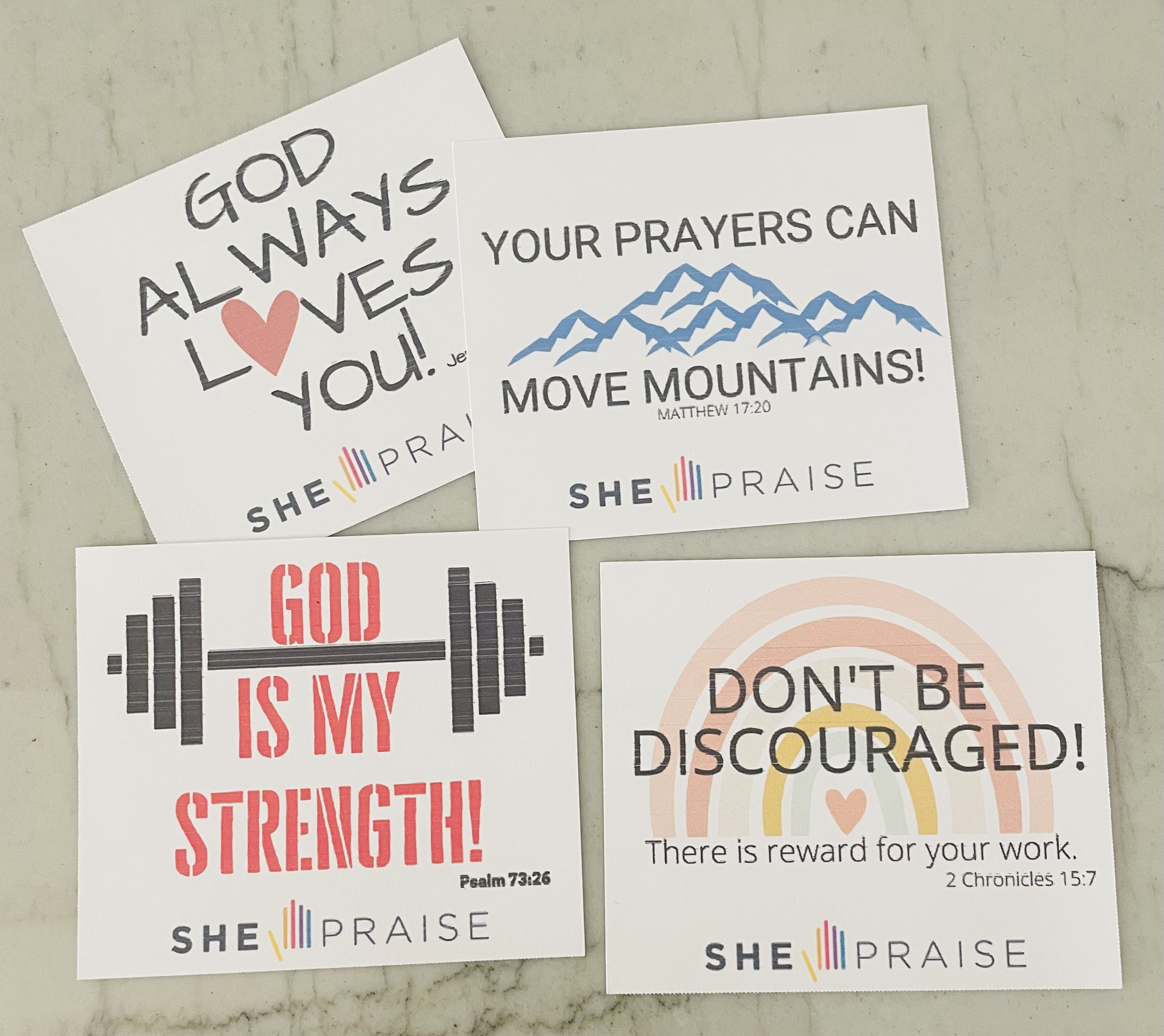 18 Kids Motivational/ Encouraging Bible Verse Cards - Printable Digital ...