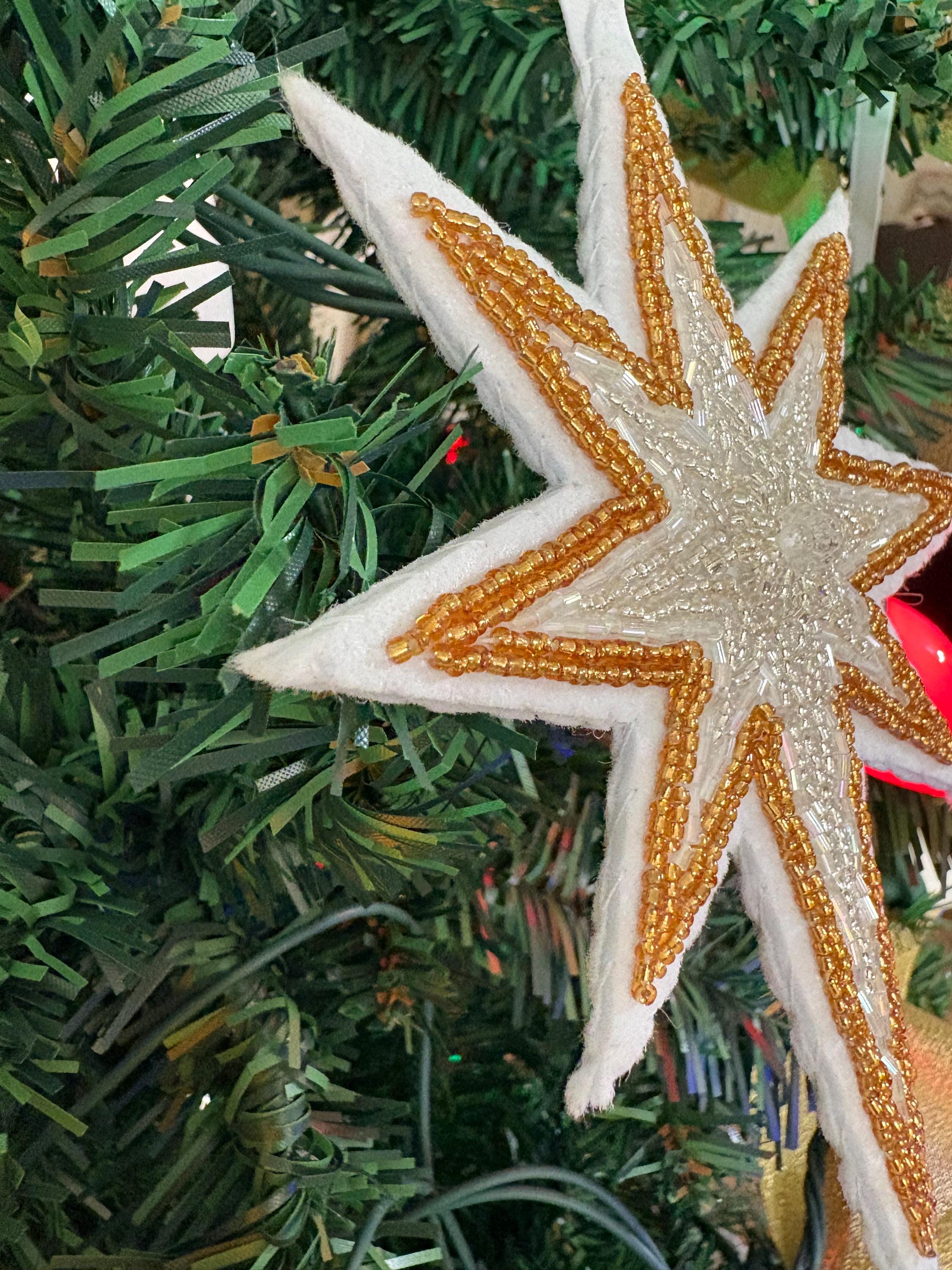 Christmas Christmon Nativity Star of Bethlehem Handmade Ornament - Etsy