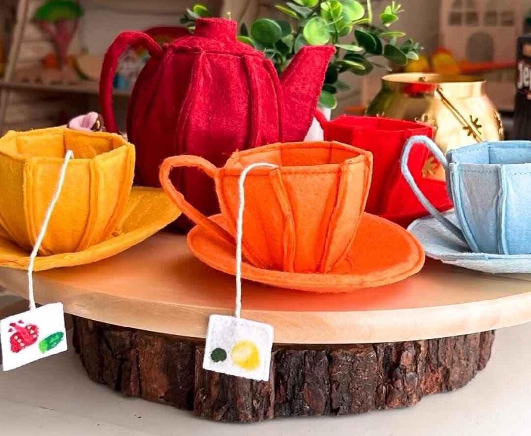 Tea Party Set – Pretend & Play - Children's Interactive Toy - Etsy