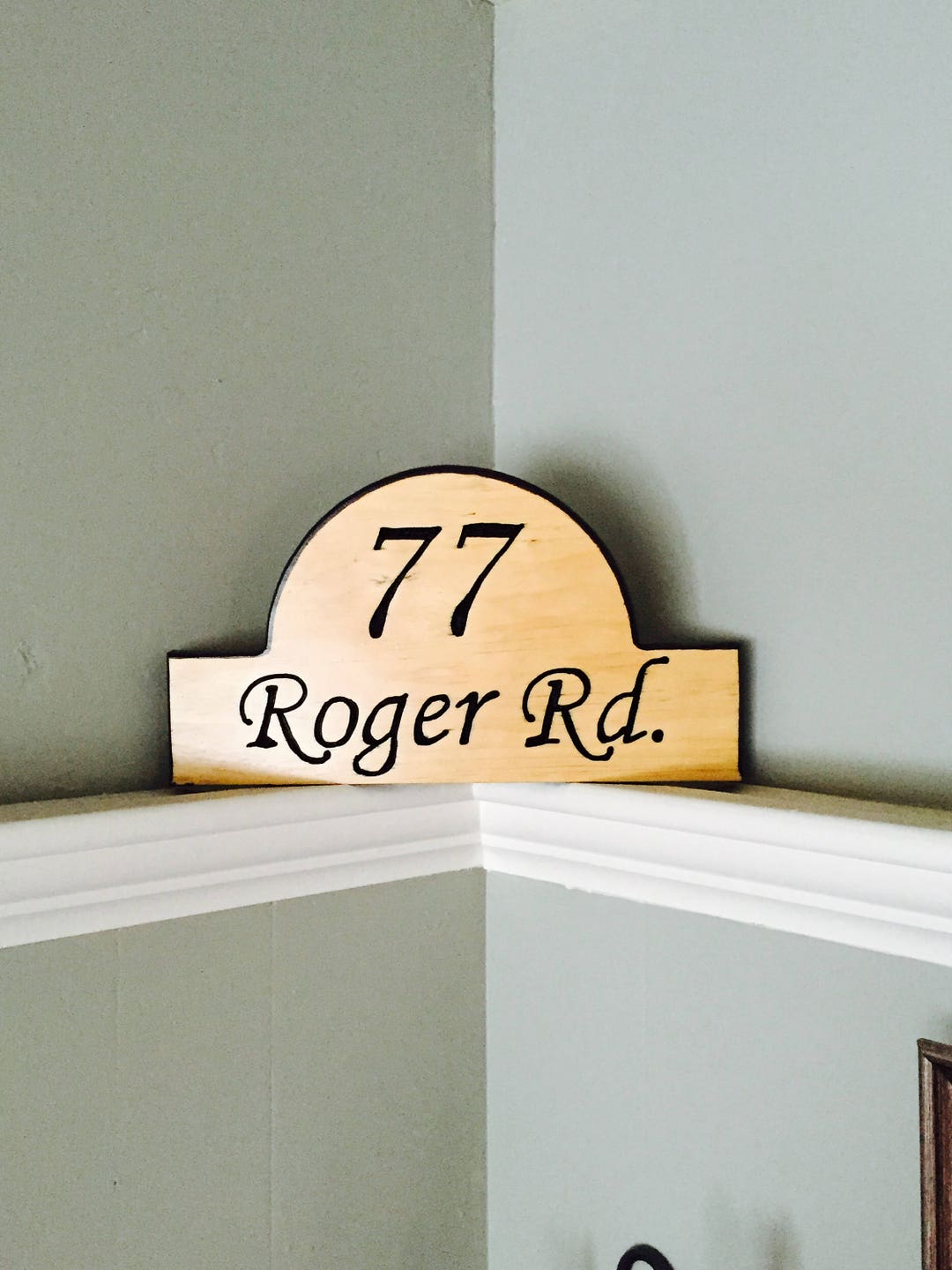 Hand Routed Home Address Signs - Etsy