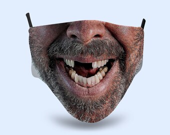 Mask With Teeth - Etsy