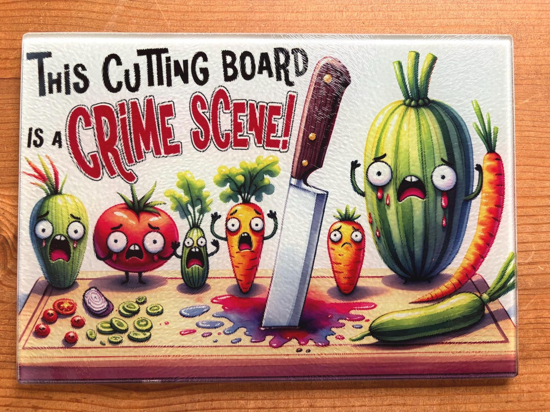 A4 Glass Chopping Board Cute Kitchen Conversion Design Chinchilla ...