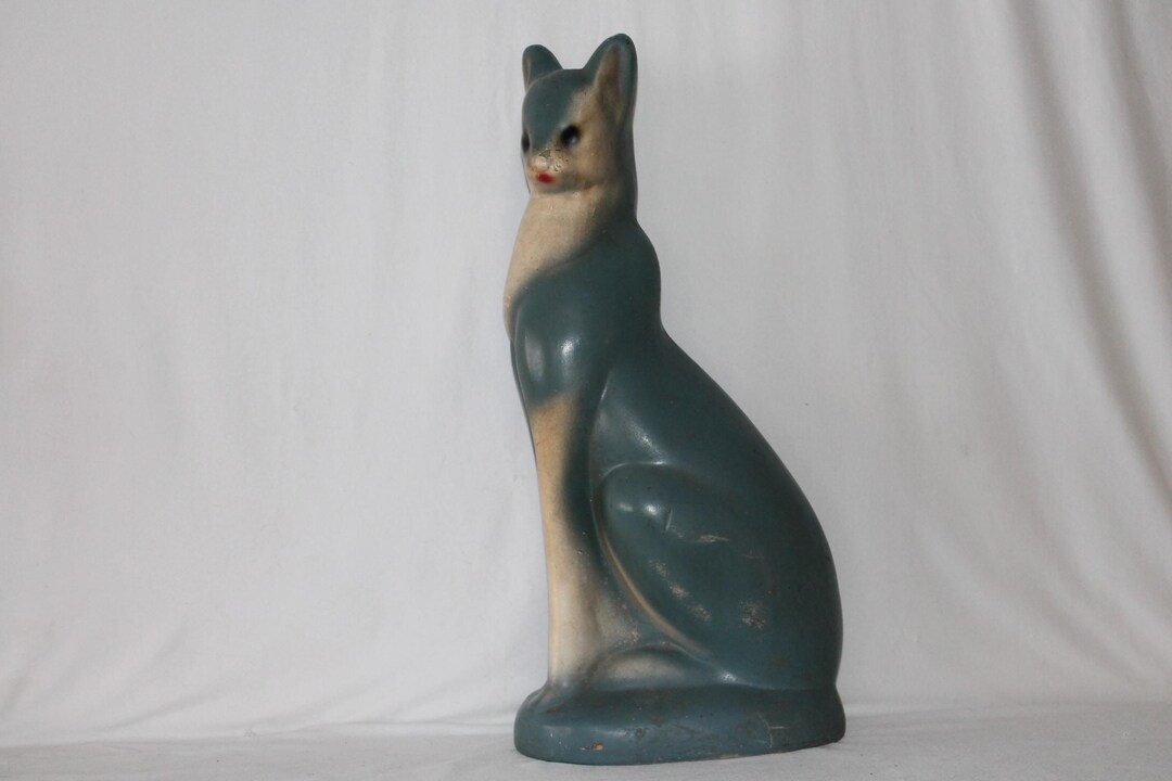Mid Century Modern Cat Statue - Etsy