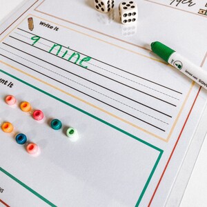 Math Game, Counting Practice, Kids Math Game, Printable Download ...