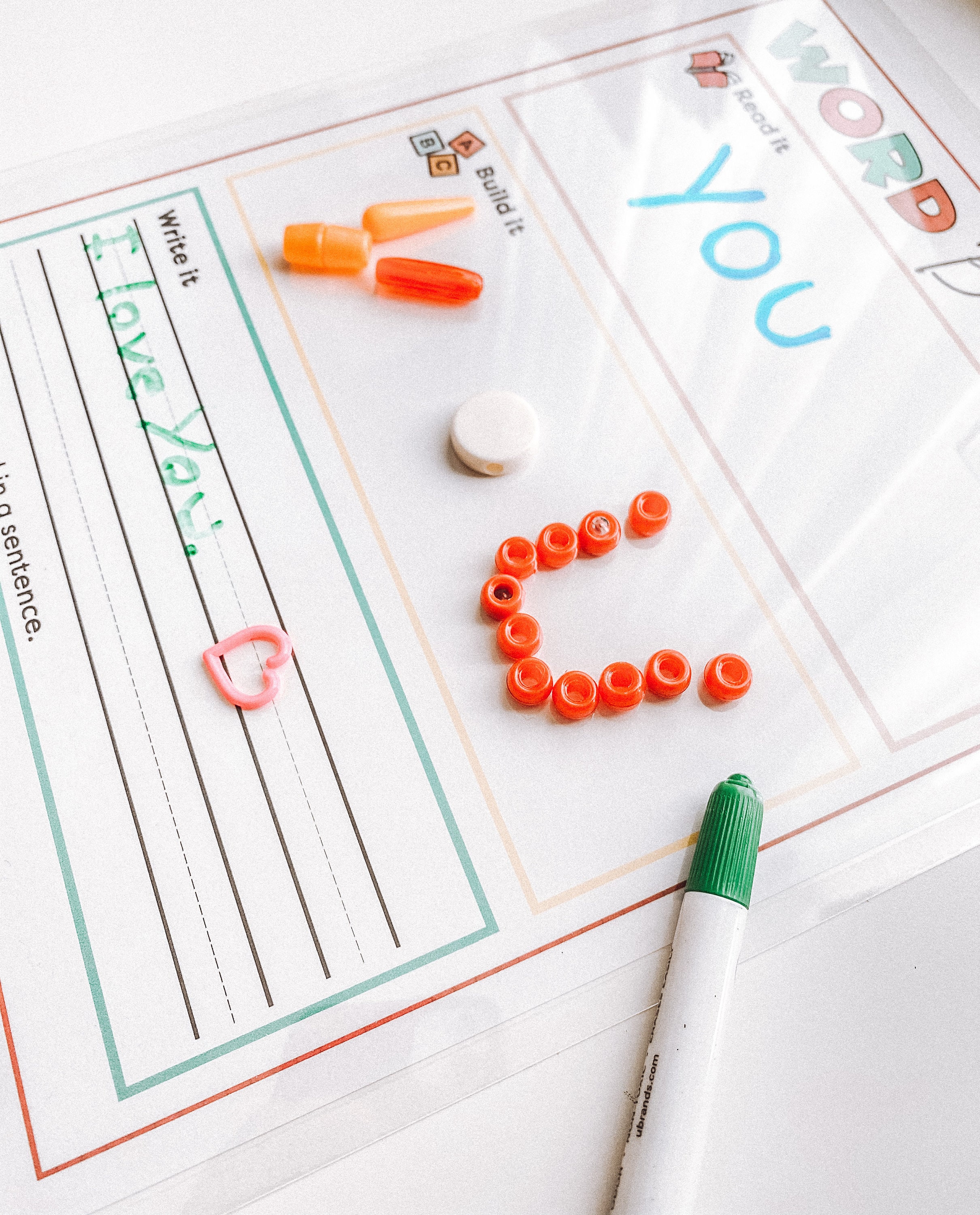 Sight Word Game, Printable Spelling Game, Learn to Read, Writing ...