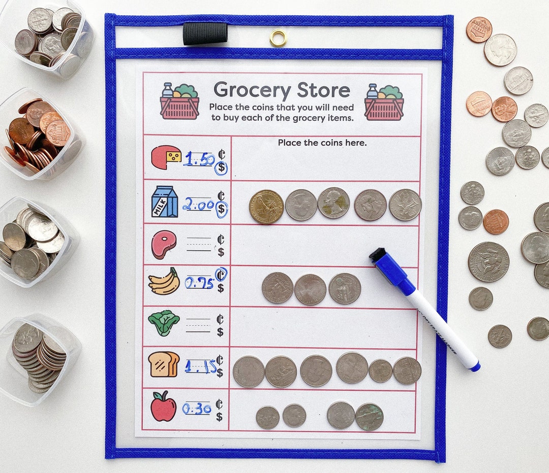 US Coins Counting Worksheet: Homeschool Money Activity (PDF Download ...