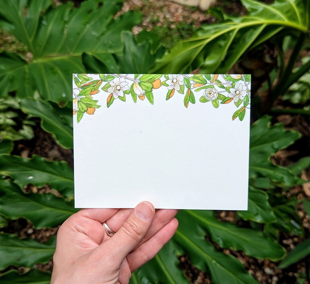 Magnolia Stationery - Magnolia Note Cards - Personalized Stationery ...