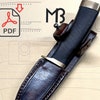 Throwing Knife Template for Diy Knife Makers, Pdf Dwg Dxf Digital Plans ...