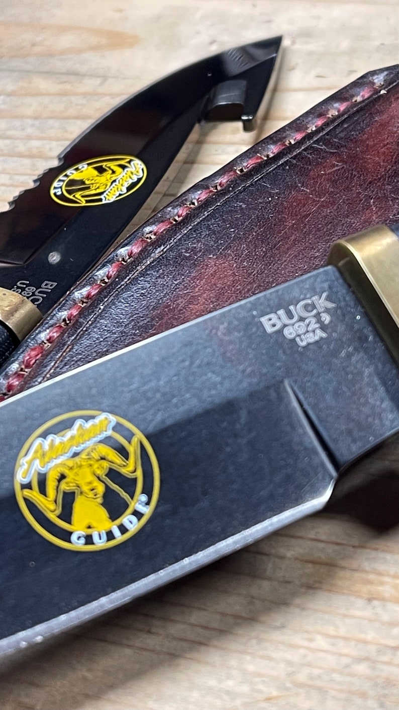 Leather Pattern PDF DIY Buck Knife Sheath 691 692 - Etsy