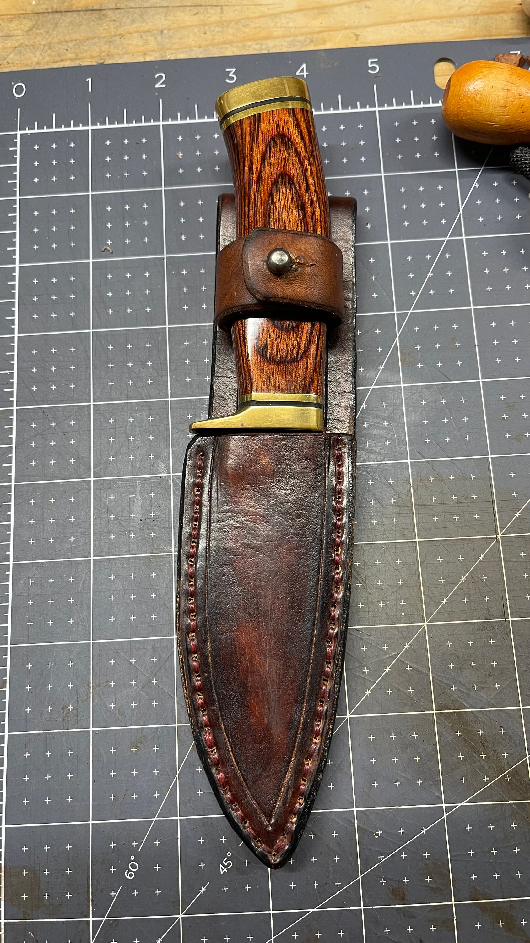 Leather Pattern PDF DIY Buck Knife Sheath 691 692 - Etsy
