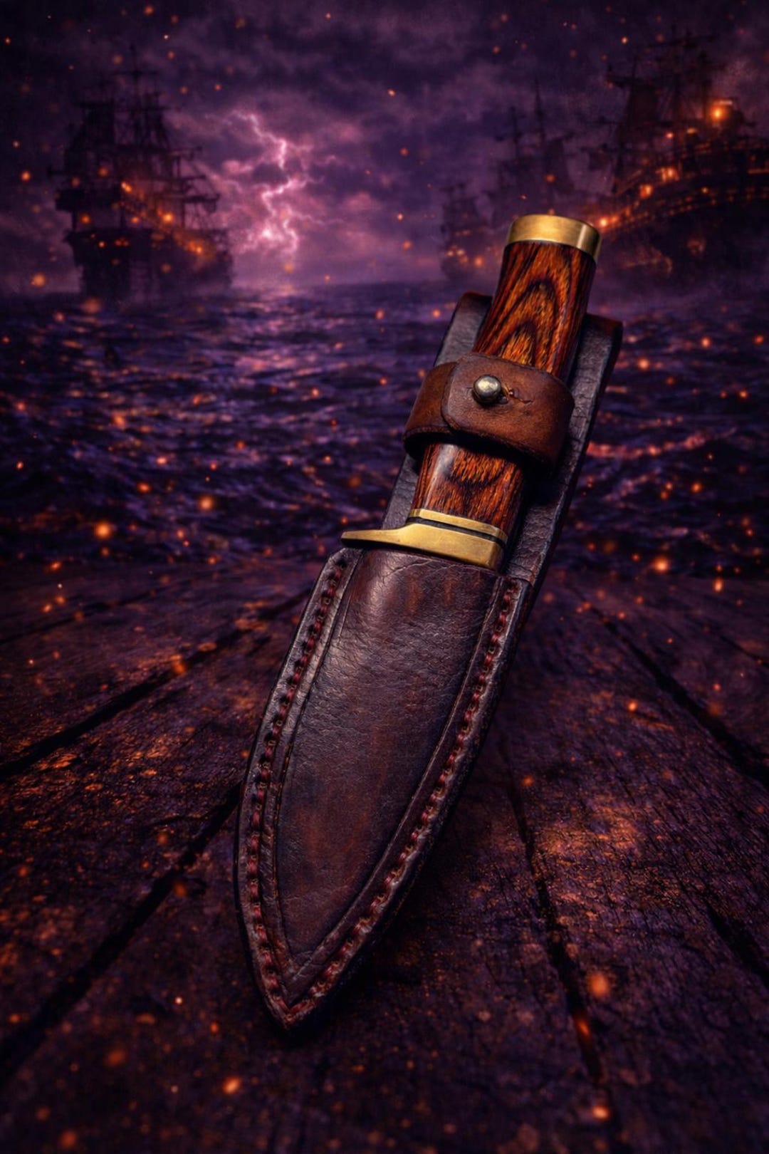 Buck Knife Leather Sheath - Etsy