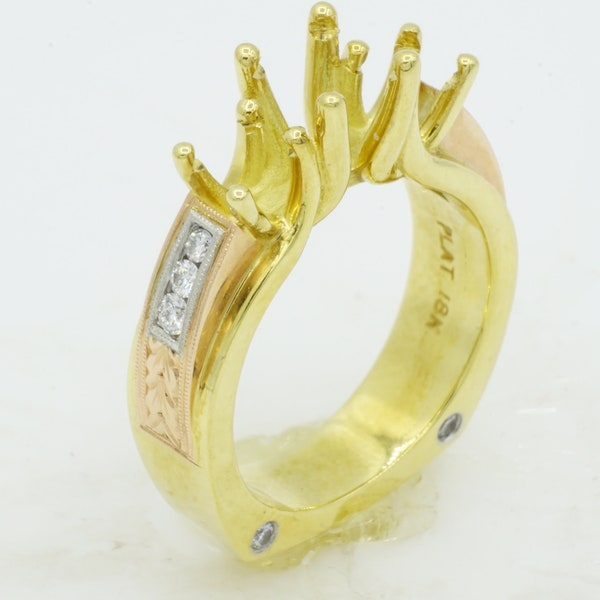 Tri Color Stone - Etsy