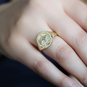 Gold Class Rings Graduation Rings Gold College Ring College | Etsy